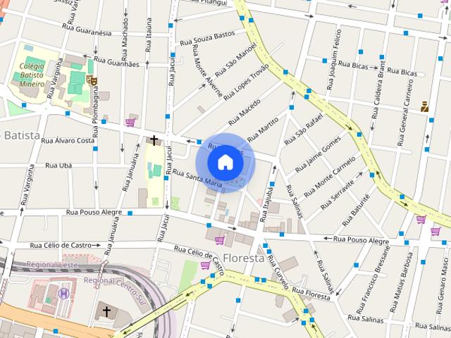 Kitnet / Stúdio para alugar na Rua Salgueiro, Ipiranga, Belo Horizonte