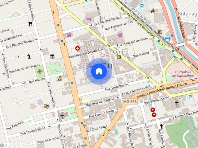 Kitnet / Stúdio para alugar no Centro, Juiz de Fora