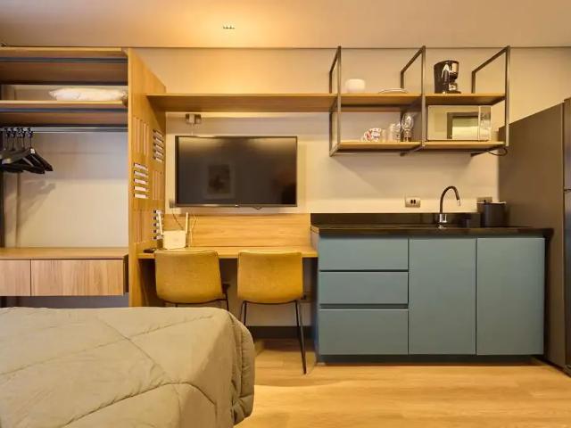 Kitnet / Stúdio para Locação em Curitiba/PR Água Verde 1 Quartos