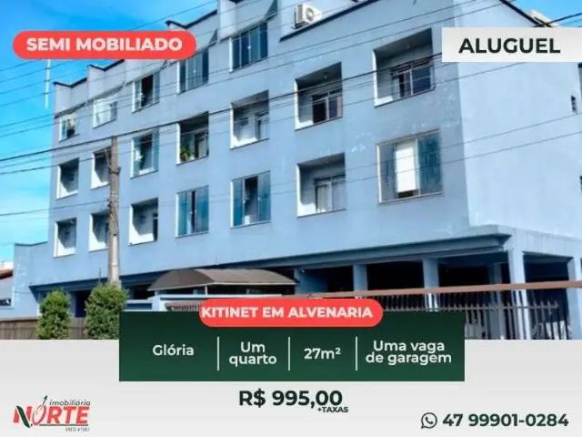 Kitnet / Stúdio para Locação em Joinville/SC Glória 1 Quartos