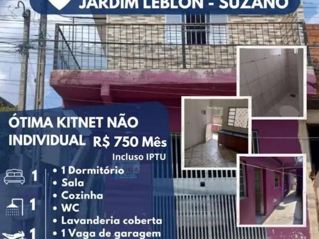 Kitnet / Stúdio para Locação em Suzano/SP Jardim Leblon 1 Quartos