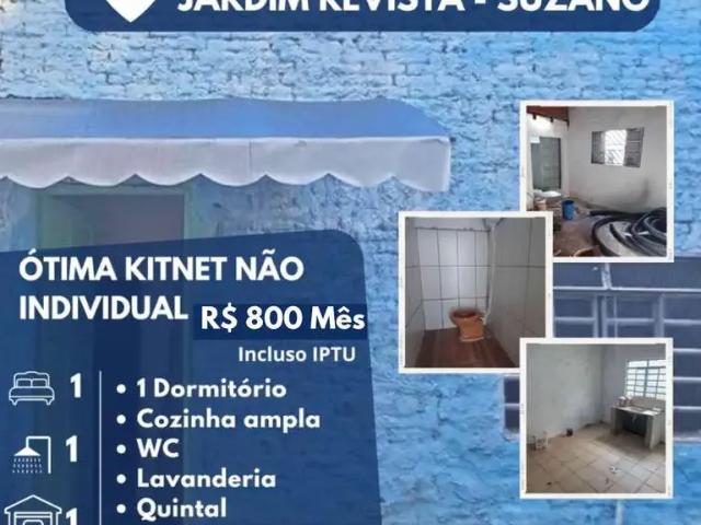 Kitnet / Stúdio para Locação em Suzano/SP Jardim Revista 1 Quartos
