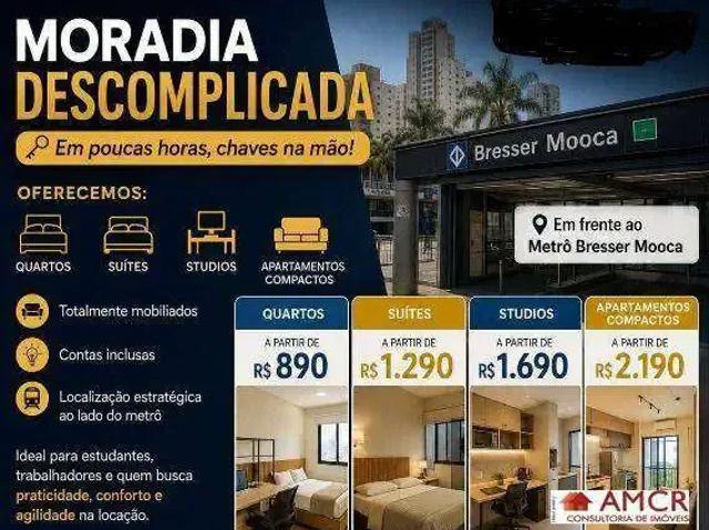 Kitnet / Stúdio para Locação em São Paulo/SP Bresser 1 Quartos