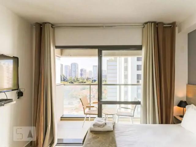 Kitnet / Stúdio para Locação em São Paulo/SP Brooklin 1 Quartos