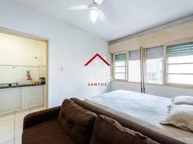 Kitnet / Stúdio para Locação em Santos/SP Embaré 1 Quartos