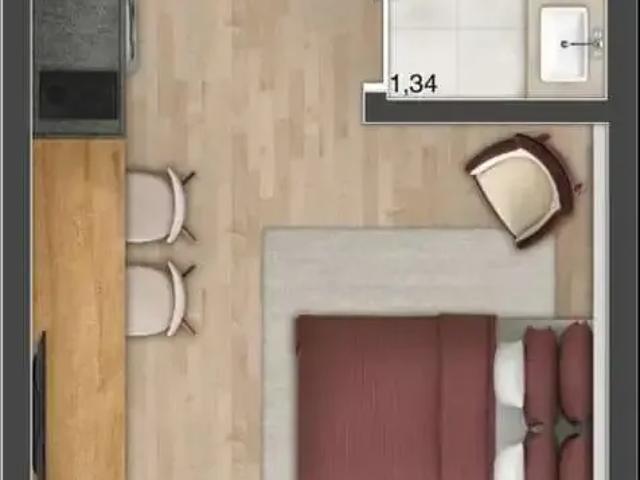 Kitnet / Stúdio para Venda em Campinas/SP Cambuí 1 Quartos