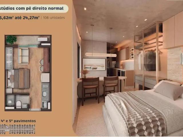 Kitnet / Stúdio para Venda em Curitiba/PR Centro 1 Quartos