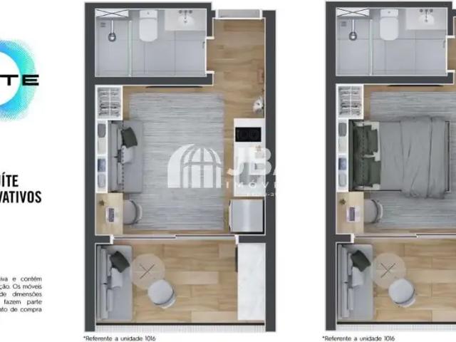 Kitnet / Stúdio para Venda em Curitiba/PR Centro 1 Quartos