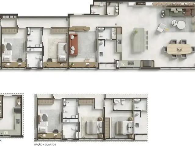 Kitnet / Stúdio para Venda em Curitiba/PR Novo Mundo 1 Quartos