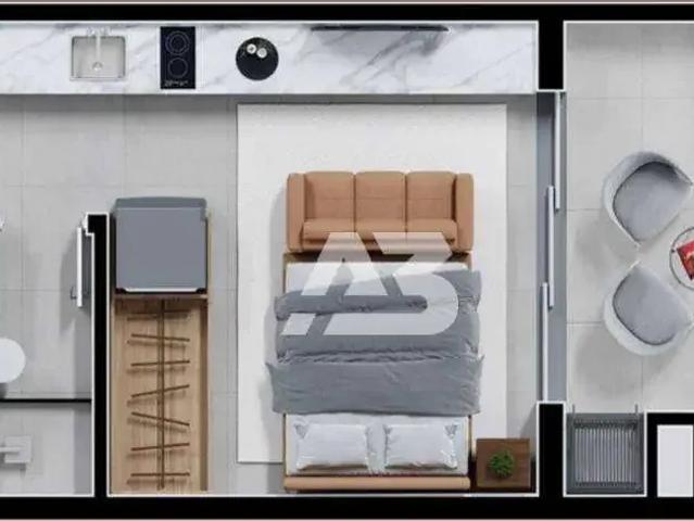 Kitnet / Stúdio para Venda em Curitiba/PR Novo Mundo 1 Quartos