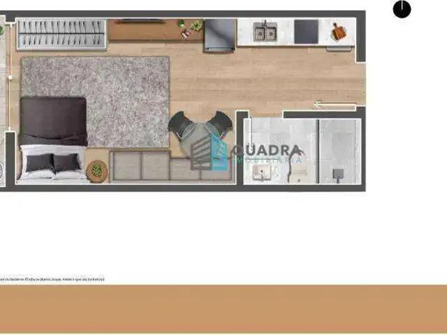 Kitnet / Stúdio para Venda em Florianópolis/SC Centro 1 Quartos
