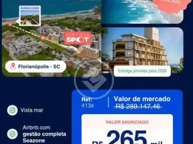 Kitnet / Stúdio para Venda em Florianópolis/SC Ingleses do Rio Vermelho 1 Quartos