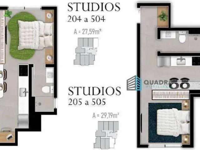Kitnet / Stúdio para Venda em Florianópolis/SC Trindade 1 Quartos