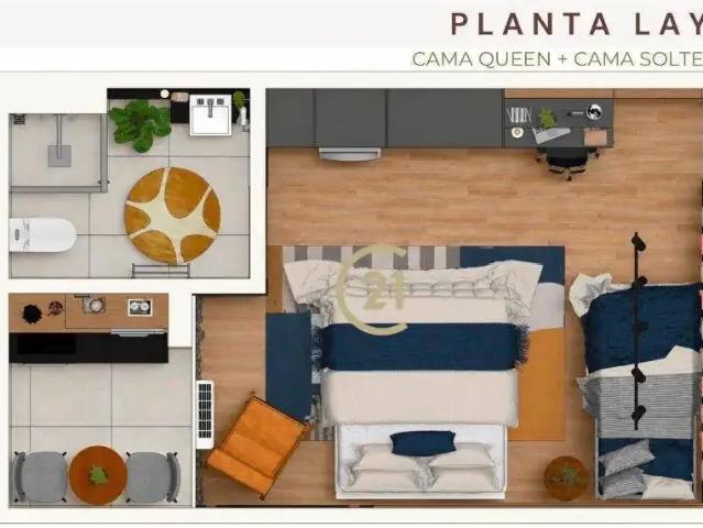 Kitnet / Stúdio para Venda em Indaiatuba/SP Cidade Nova I 1 Quartos