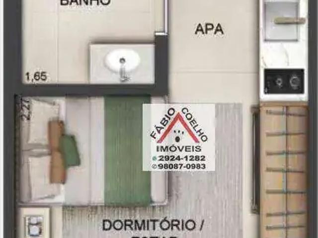 Kitnet / Stúdio para Venda em São Paulo/SP Brooklin 1 Quartos