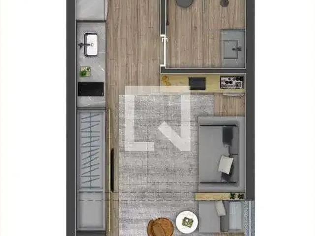 Kitnet / Stúdio para Venda em São Paulo/SP Brooklin 1 Quartos