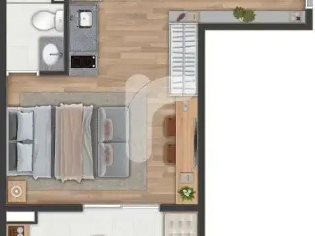 Kitnet / Stúdio para Venda em São Paulo/SP Higienópolis 1 Quartos