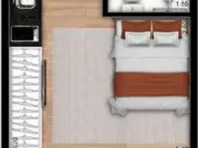 Kitnet / Stúdio para Venda em São Paulo/SP Moema 1 Quartos