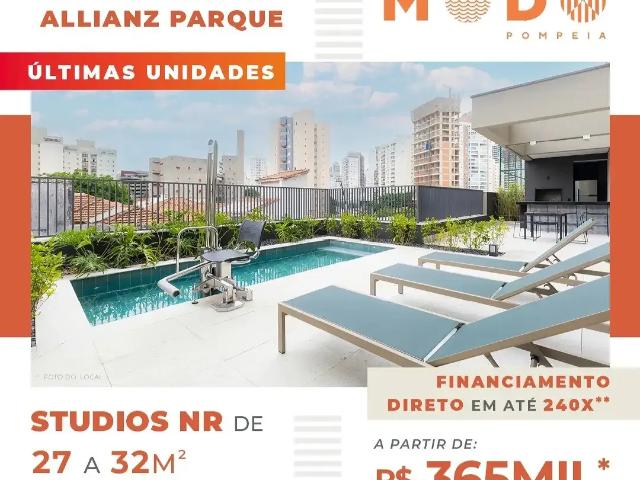 Kitnet / Stúdio para Venda em São Paulo/SP Pompéia 1 Quartos
