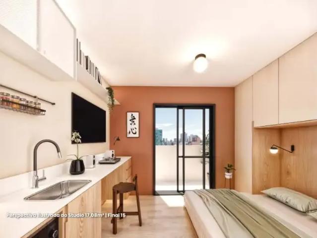 Kitnet / Stúdio para Venda em São Paulo/SP Vila Buarque 1 Quartos