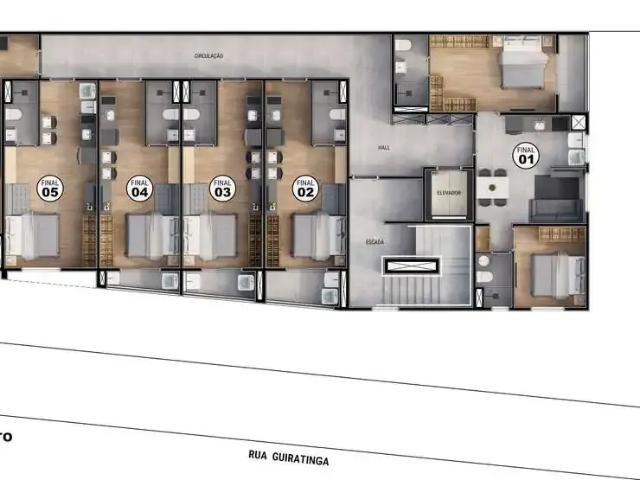 Kitnet / Stúdio para Venda em São Paulo/SP Vila Mariana 1 Quartos