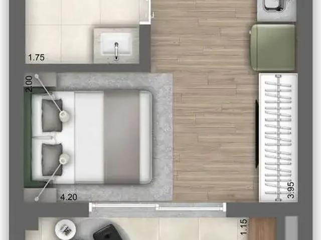 Kitnet / Stúdio para Venda em São Paulo/SP Vila Mariana 1 Quartos