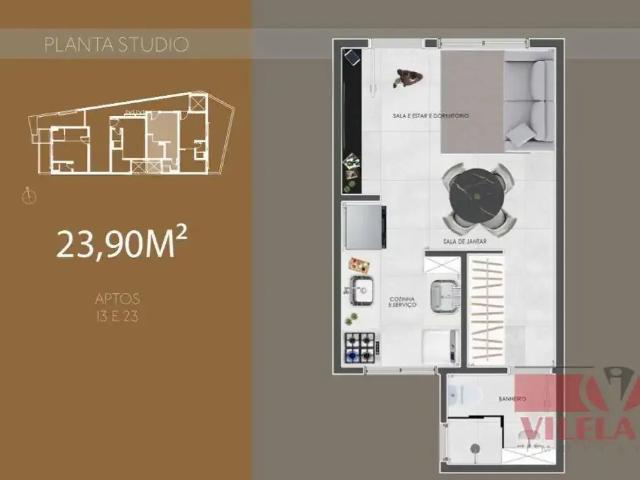 Kitnet / Stúdio para Venda em São Paulo/SP Vila Prudente 1 Quartos