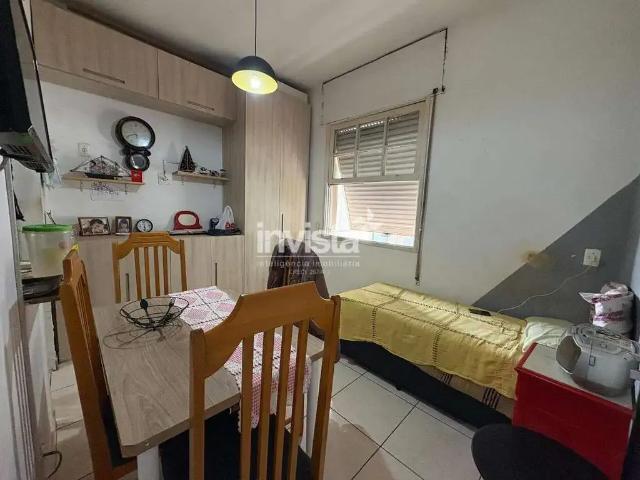Kitnet / Stúdio para Venda em Santos/SP Aparecida 1 Quartos