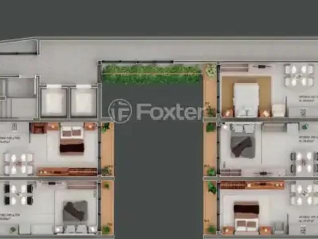 Kitnet / Stúdio para Venda em Porto Alegre/RS Bom Fim 1 Quartos