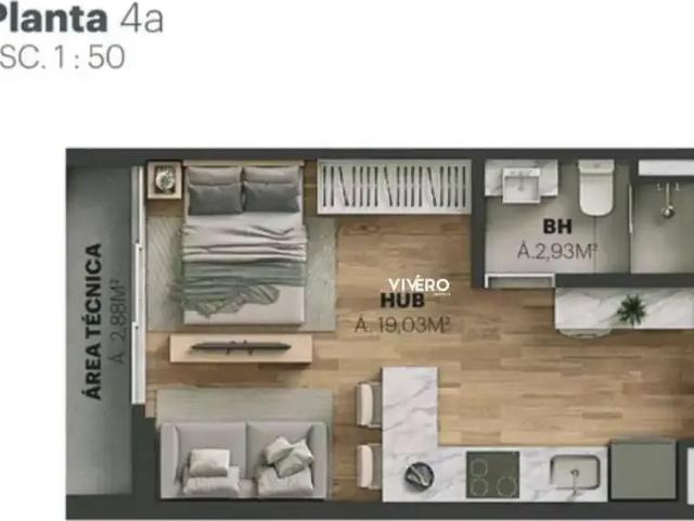 Kitnet / Stúdio para Venda em Porto Belo/SC Jardim Dourado 1 Quartos