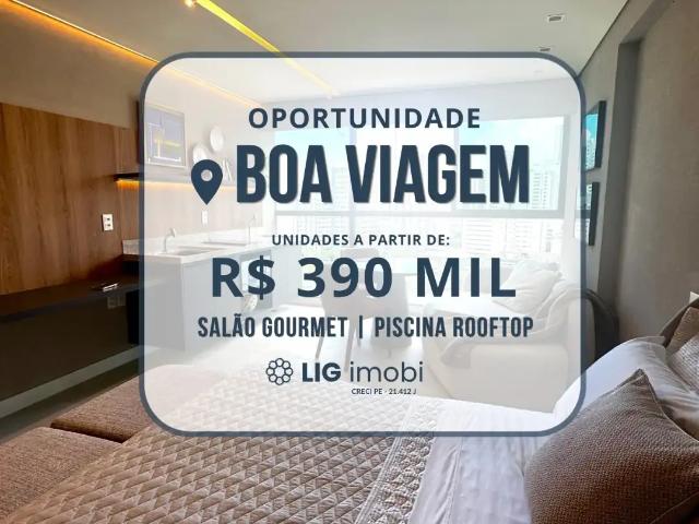 Kitnet / Stúdio para Venda em Recife/PE Boa Viagem 1 Quartos