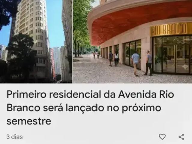 Kitnet / Stúdio para Venda em Rio de Janeiro/RJ Centro 1 Quartos