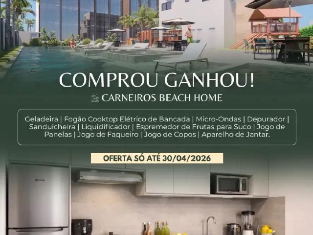 Kitnet / Stúdio para Venda em Tamandaré/PE Praia Dos Carneiros 1 Quartos