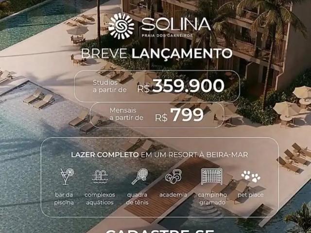 Kitnet / Stúdio para Venda em Tamandaré/PE Praia Dos Carneiros 1 Quartos