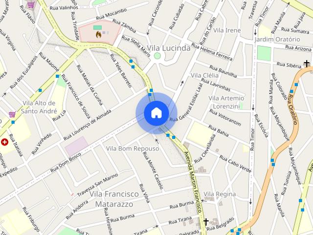 Kitnet para aluguel, 1 quarto, Parque das Nações Santo André/SP