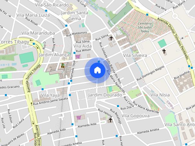 Kitnet para Locação em Guarulhos, Cidade Martins, 1 banheiro