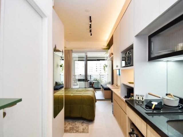 Kitnet, Paraíso, 1 Quarto, 28 m2 São Paulo