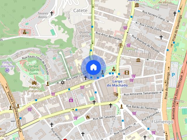 Kitnet/Conjugado para alugar em Catete, Zona Sul RJ, Rio de Janeiro 22m²