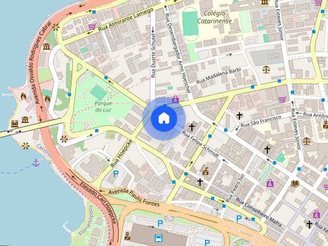 Kitnet/Loft/Studio 1 Quarto Centro 64m²