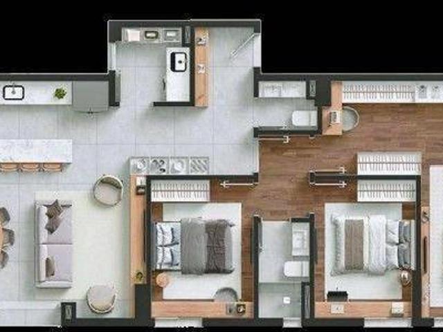 Kóra Apto 118m² 3 suítes, sacada gourmet e 2 vagas no Portão