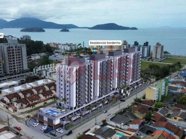 Lançamento no Massaguaçu apenas 250 mts da praia, 1 ou 2 suítes com varanda gourmet