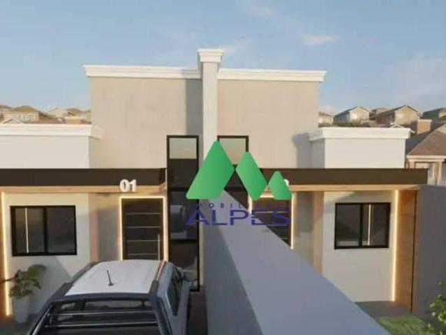 Lançamento no Ganchinho! Casa Nova com 2 Quartos a partir de R$ 359.900