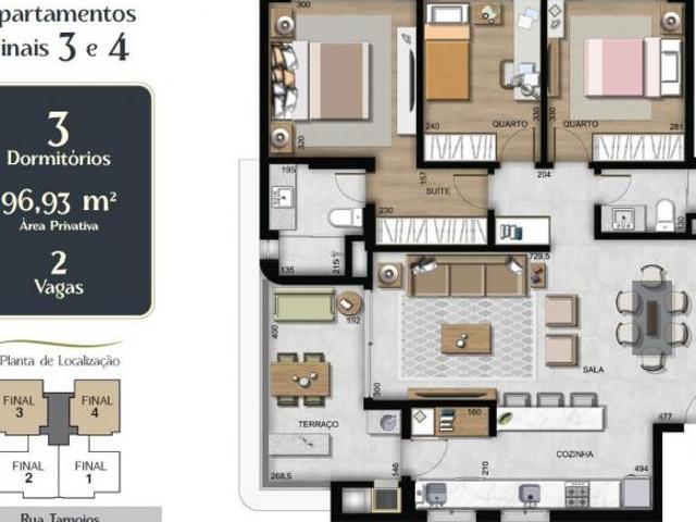 Lançamento no Vila Izabel 3 quartos 2 vagas 97 m² privativos