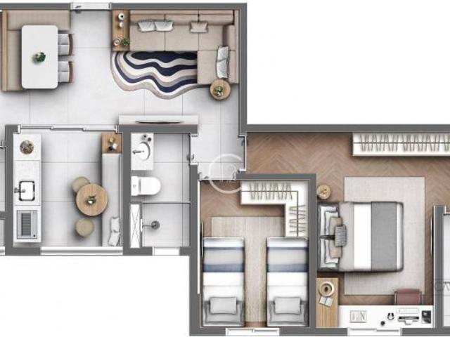 Lançamento Altus América com 2 quartos à venda, 66 m² por R$ 708.000 Jardim América São José dos