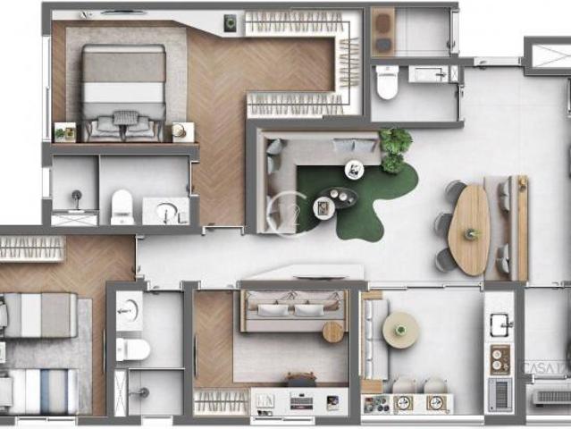 Lançamento Altus América com 3 quartos à venda, 86 m² por R$ 850.000 Jardim América São José dos