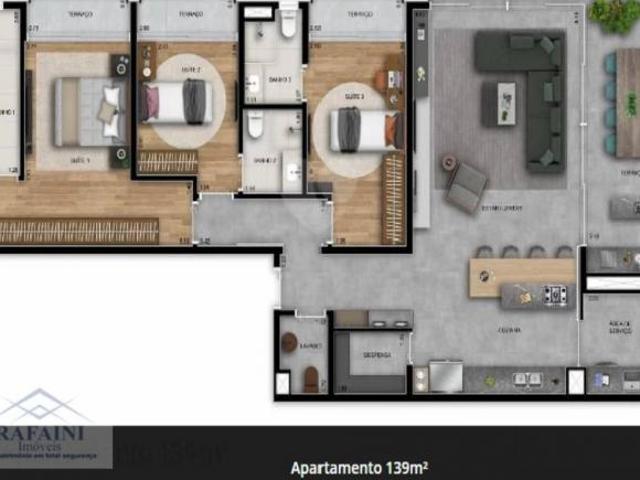 LANÇAMENTO Apartamento com 3 dorms, 3 suítes, 139 m² à partir de R$ 1.900.000 Sumarezinho São Pa