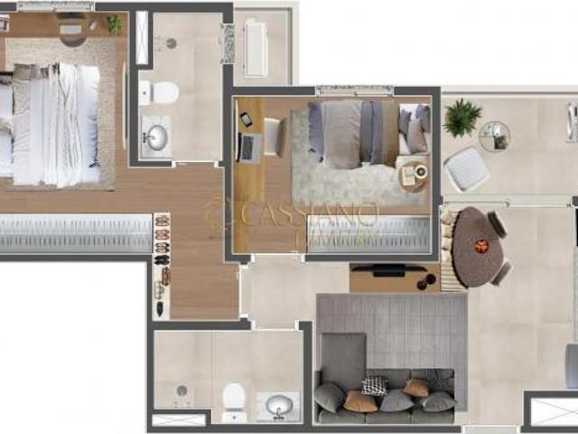 Lançamento Apartamento Garden Jardim Sul 2 Dorms st, Próximo ao Shopping Oriente