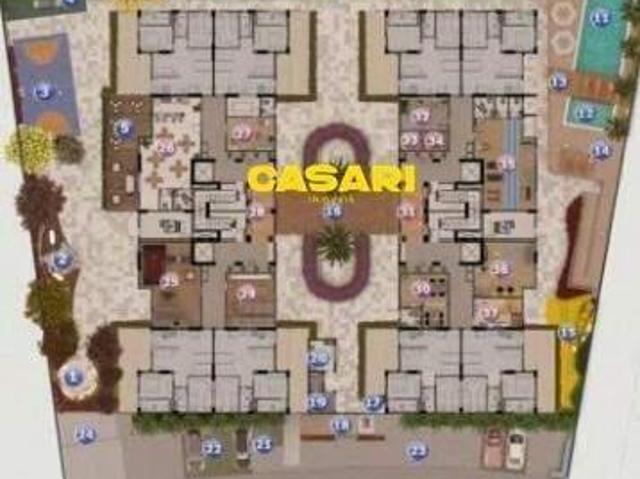 Lançamento Apartamento 2 Dormitórios 1 Suíte com Terraço e 1 Vaga no Campestre – Santo André/SP