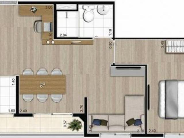 Lançamento: Apartamento 2 dormitórios com sacada e vaga na garagem Entrega em 05/2026
