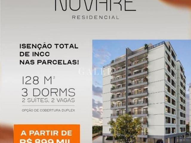 Lançamento Apartamentos com 128m² ou cobertura duplex com 202m²